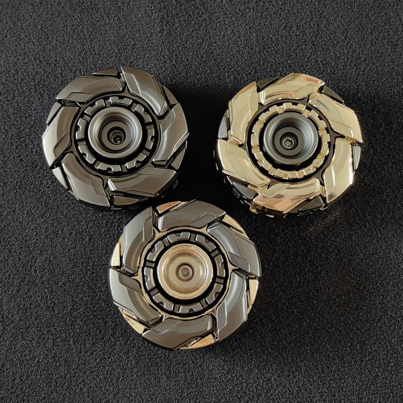 Fidget Spinner Toy, 1 Count Metal Design Stress Relief Toy, Open Armor ...