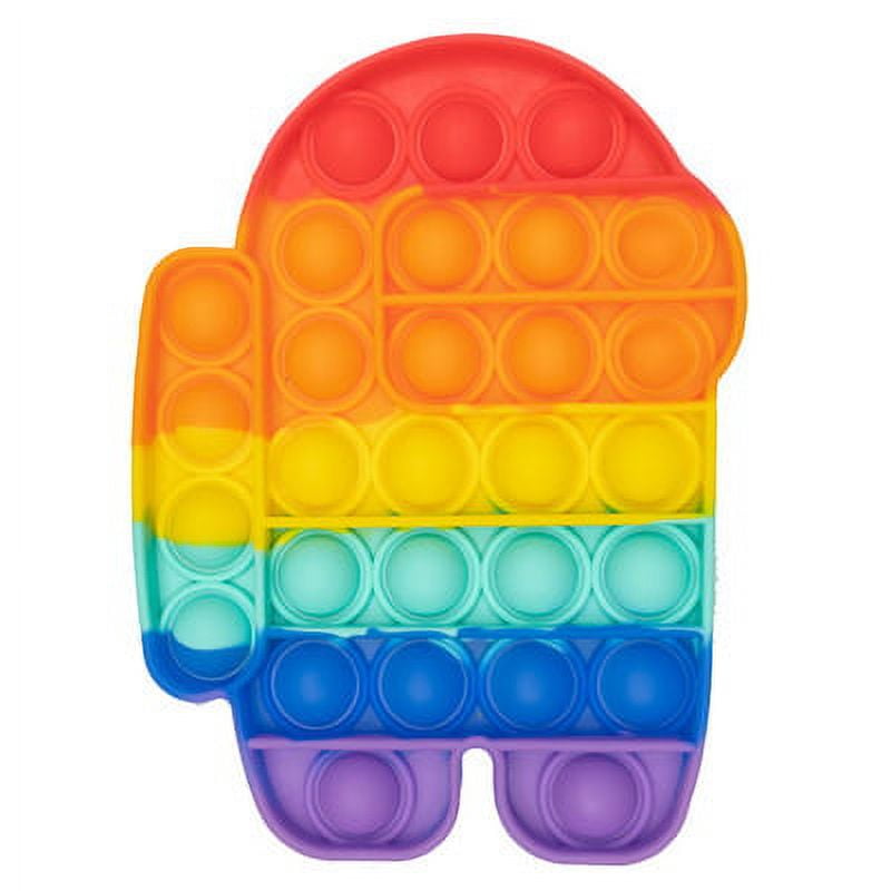 Fidget Squeeze Pad with Pop Sound, GMYLE Sensory Stress Relief Silicone ...