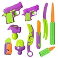 Fidget Toy Gun,10 PCS Fidget Toy Set Stress Shot Toy Fidget Gun and ...