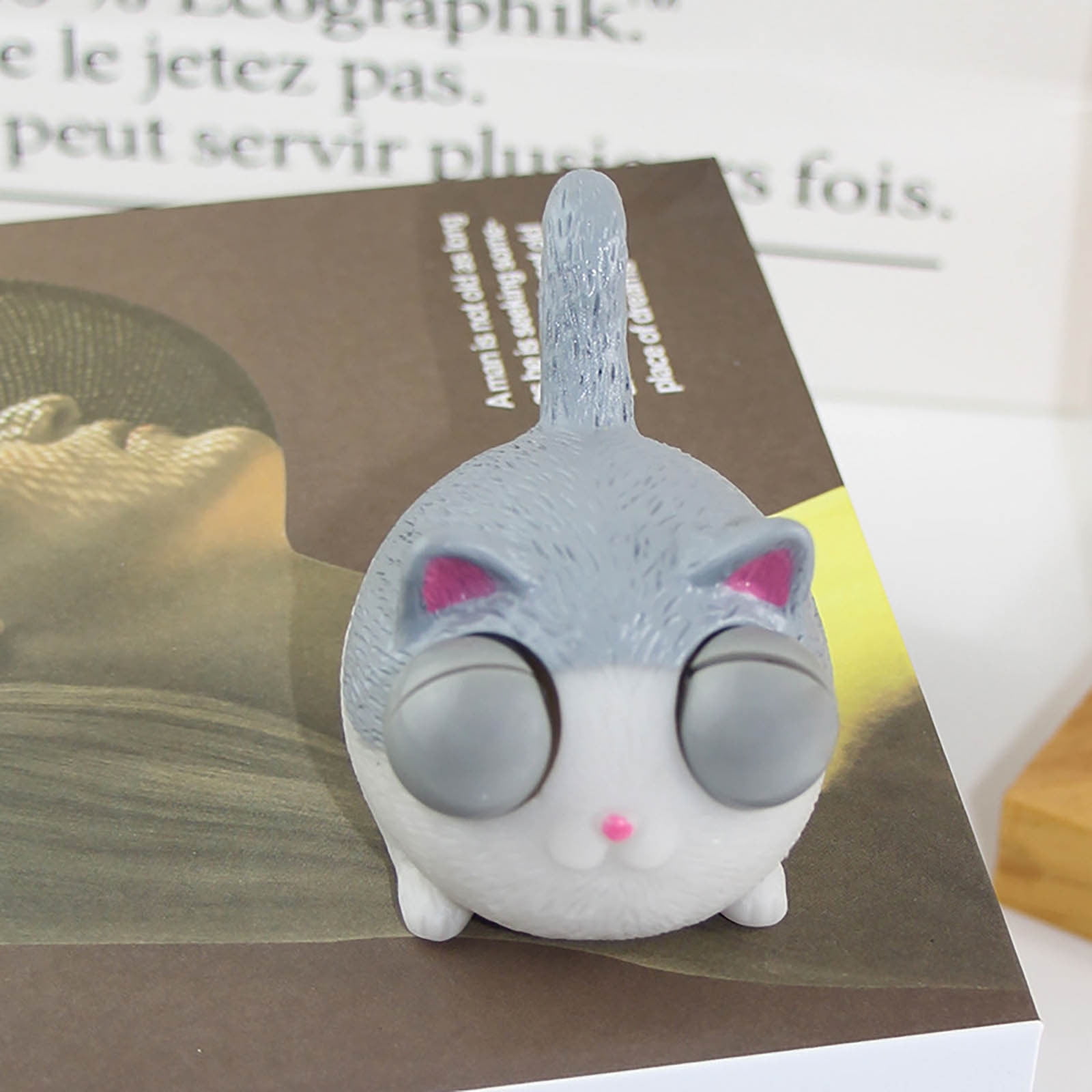 Edgergery Fidget Toys,Eye Popping Pinch Decompression Toys,Cat Fidget ...