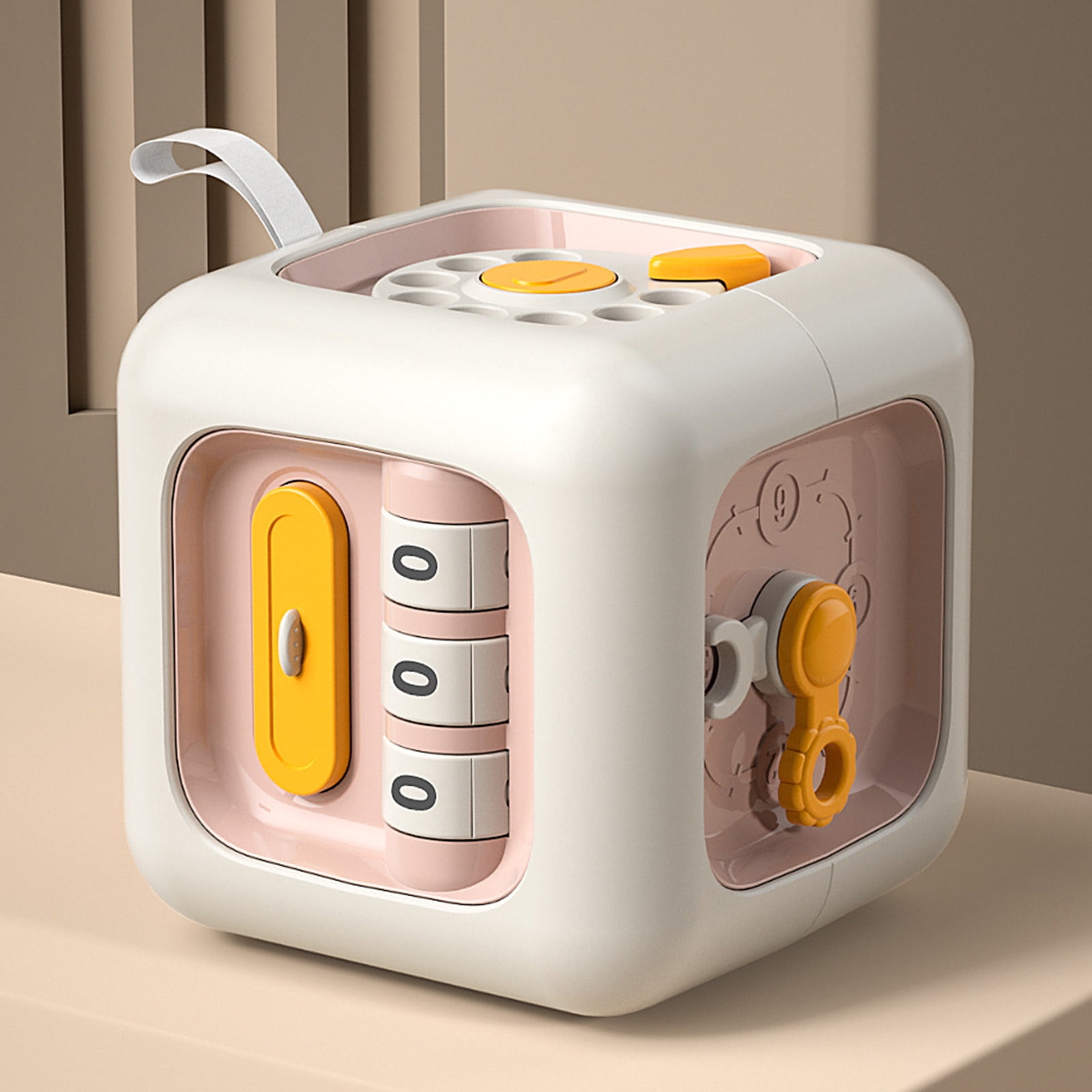 Hexagon Fidget Cube Toy, 6-Side Stress Relief Sensory Toy, Push Rotate ...