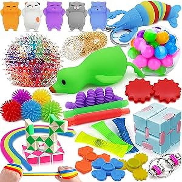 Fidget Toys Pack, 34 Pcs Stress Relief Sensory Toys for Boys Girls Kids ...