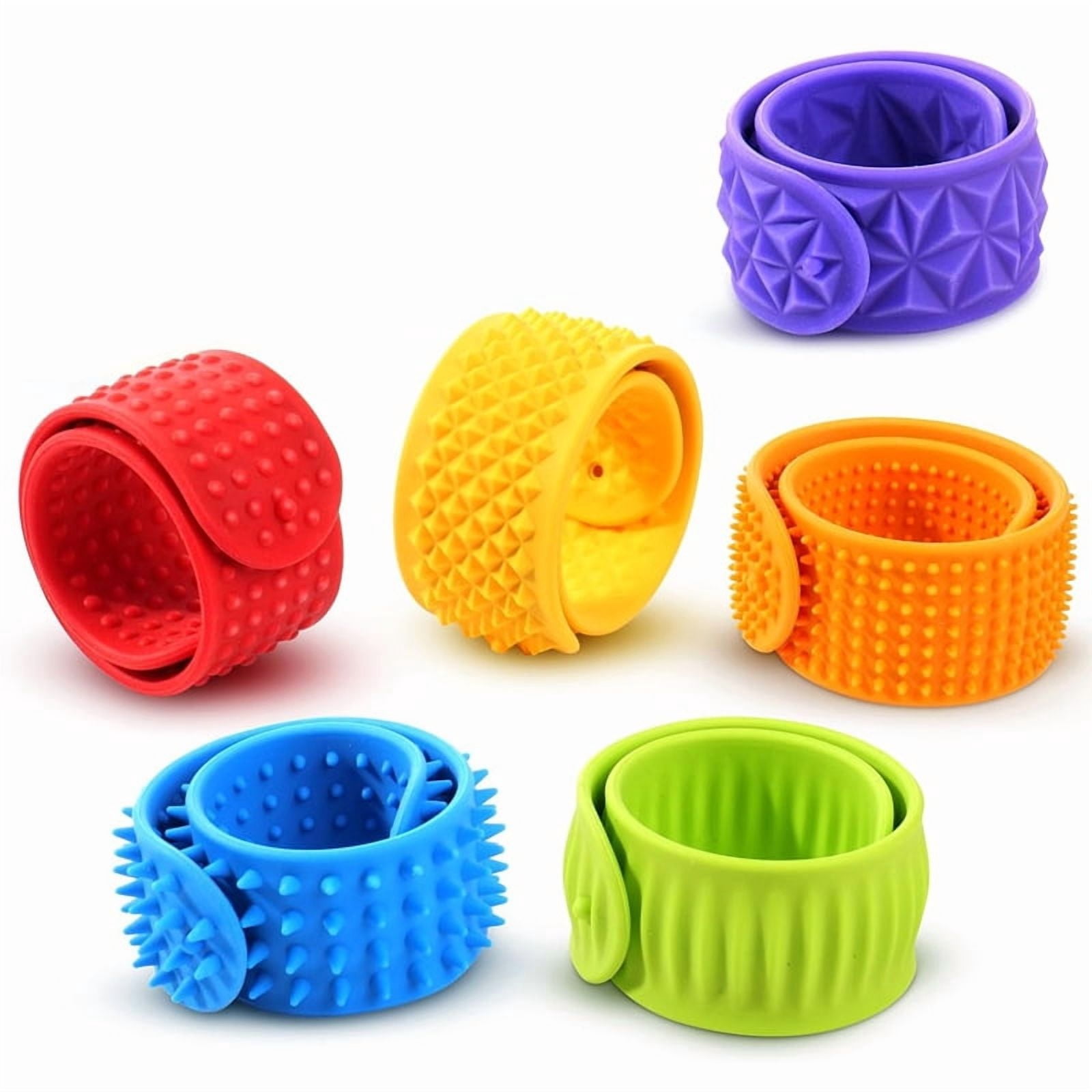 Fidget Toys Slap Bracelets: Textured Silicone Sensory Toys , Autism ...