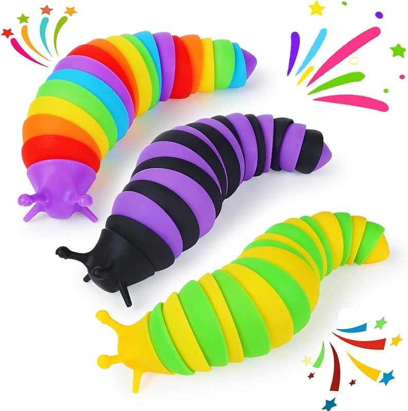 Fidget Toys Slug,Fidget Shark and Dolphin Sensory Toys for Kids ...