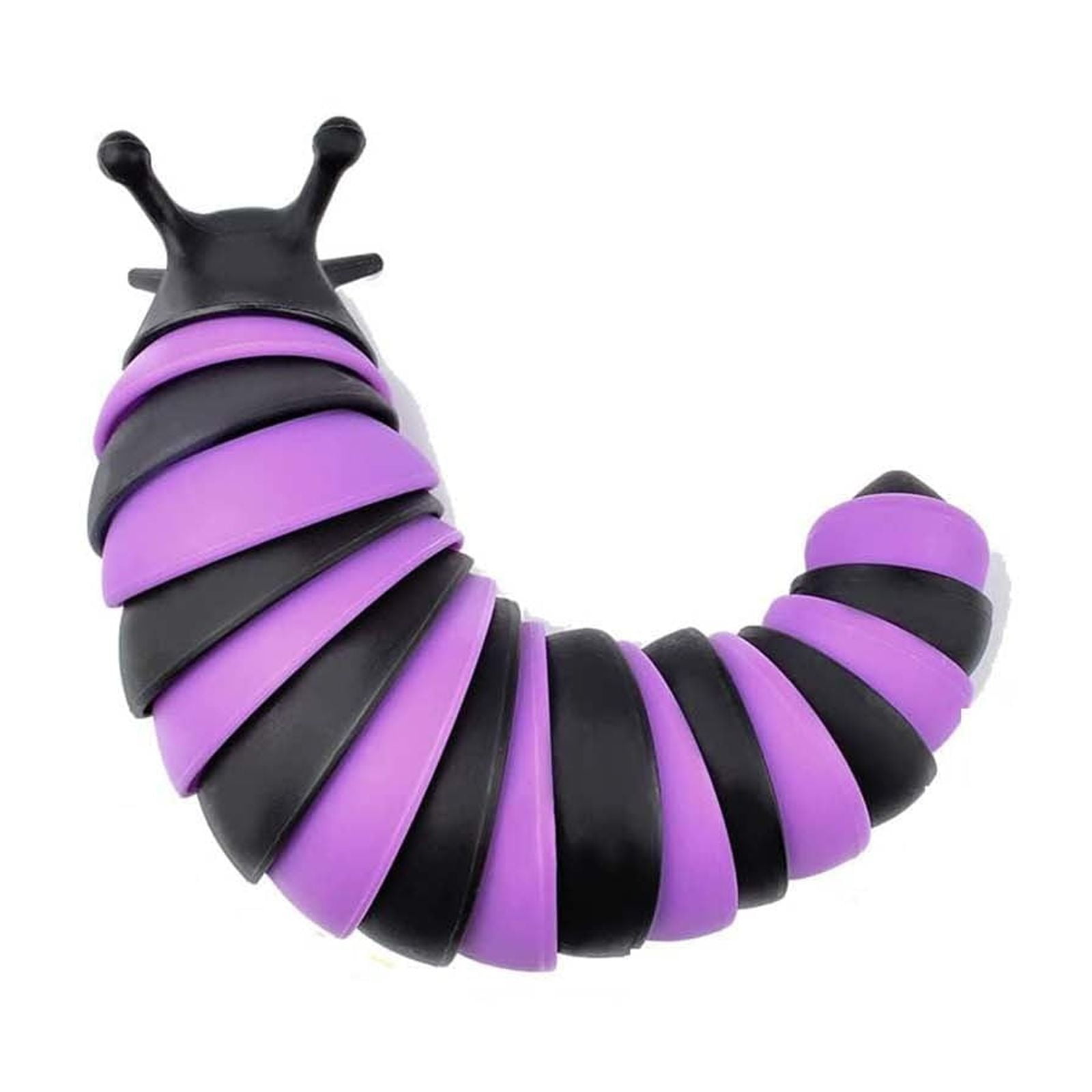 Fidget Toys Slug, Slug Multi-Section Decompression Toy Double Color ...