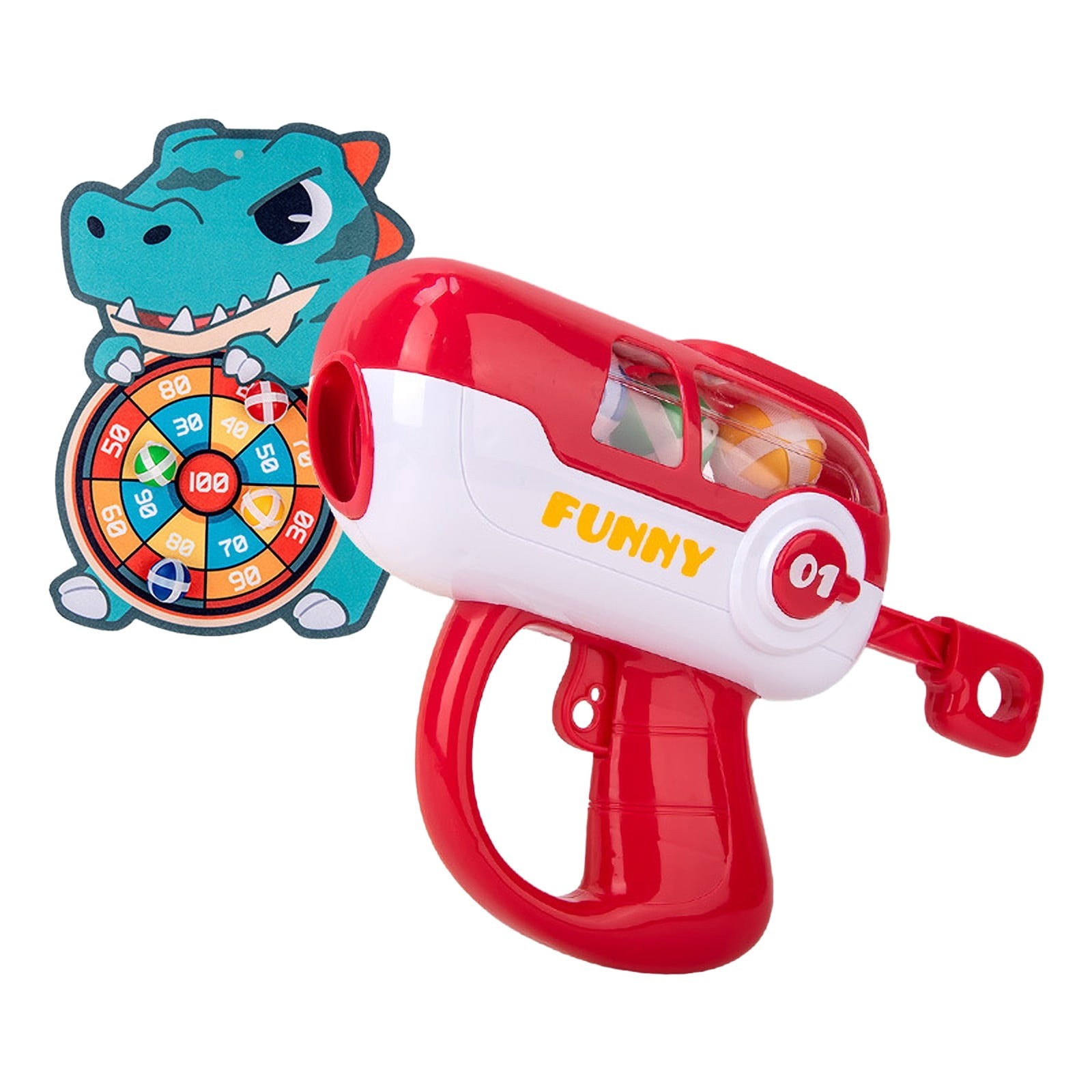 Bcylexb Fidget Toys Toddler Toys Dinosaur Ball Guns Mark Ejection ...