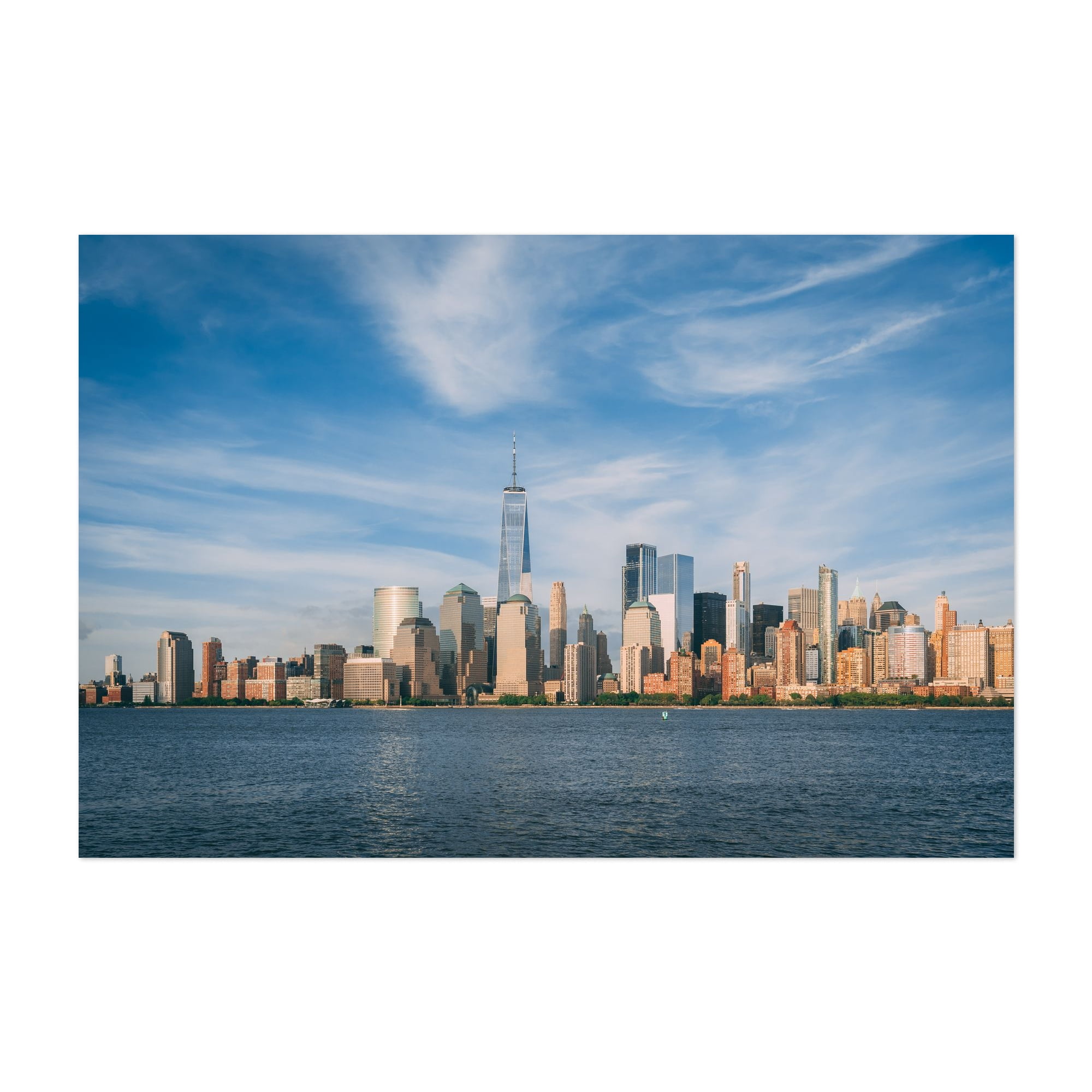 Fidi Skyline - Jersey City New Jersey Photography Unframed Wall Art ...