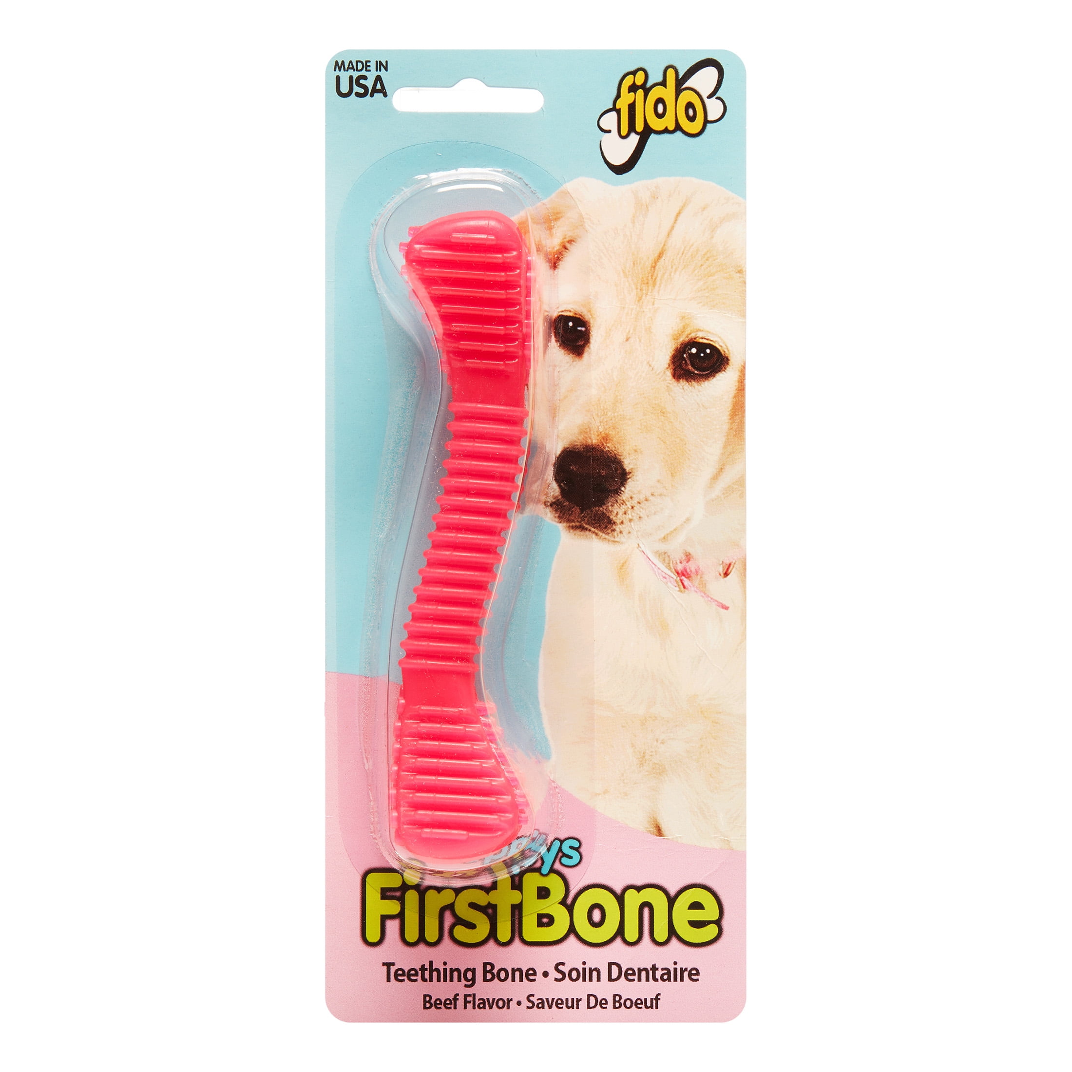 Fido Puppy's First Bone, Girl/Pink - Walmart.com