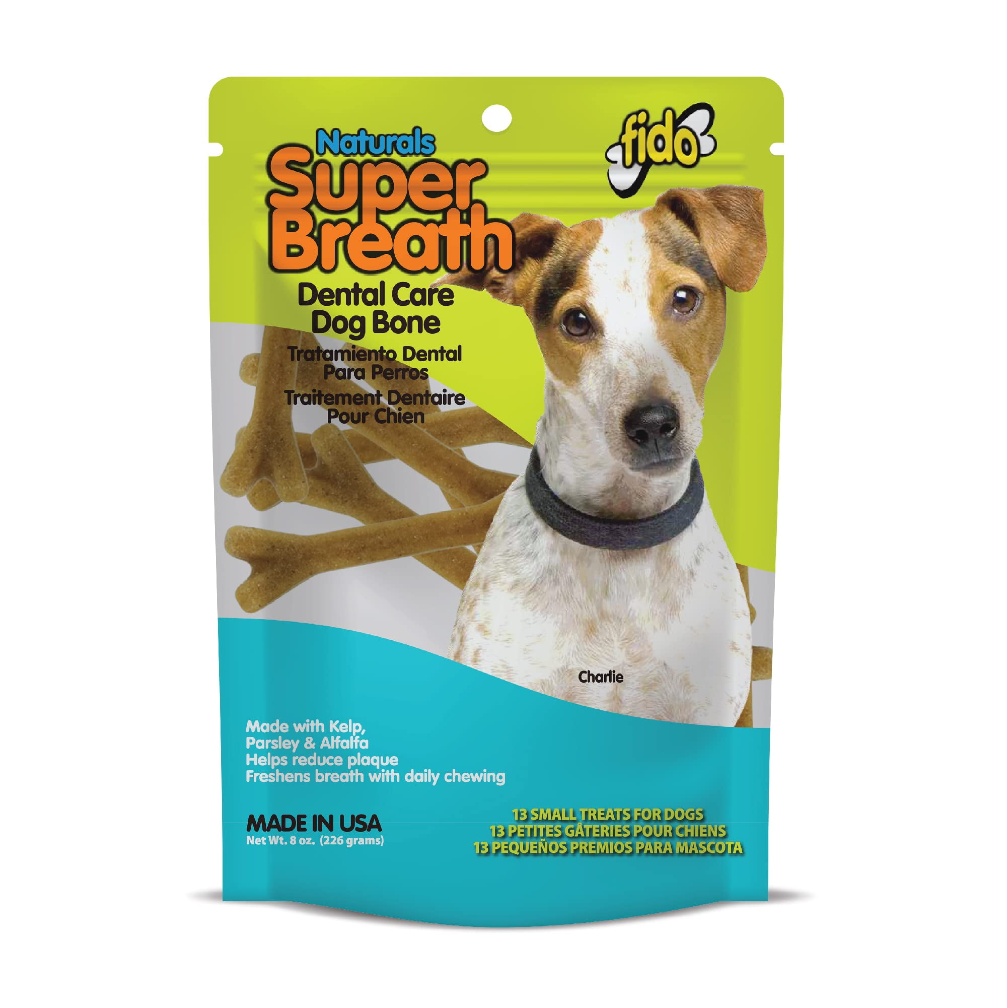 Fido Super Breath Dental YYF14 Care Bones for Dogs - 13 Count Small Dog ...