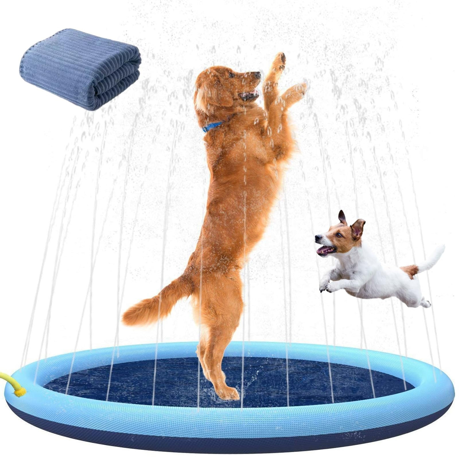 Fidofaves Splash Pad for Dogs, Fidosplashim The Splash Pad That Makes ...