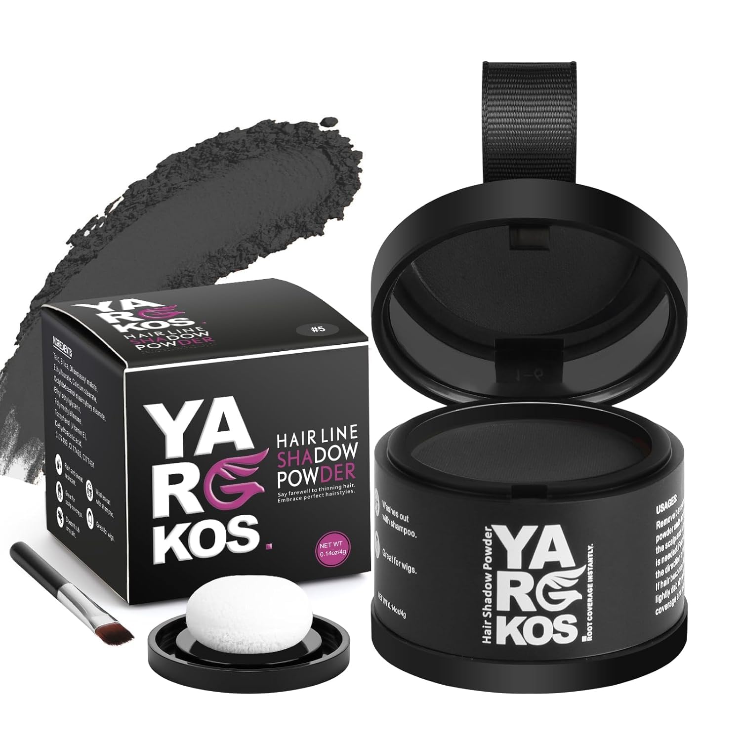 Fidrox Hairline Powder Instantly Conceals Hair Root Touch Up Hair ...