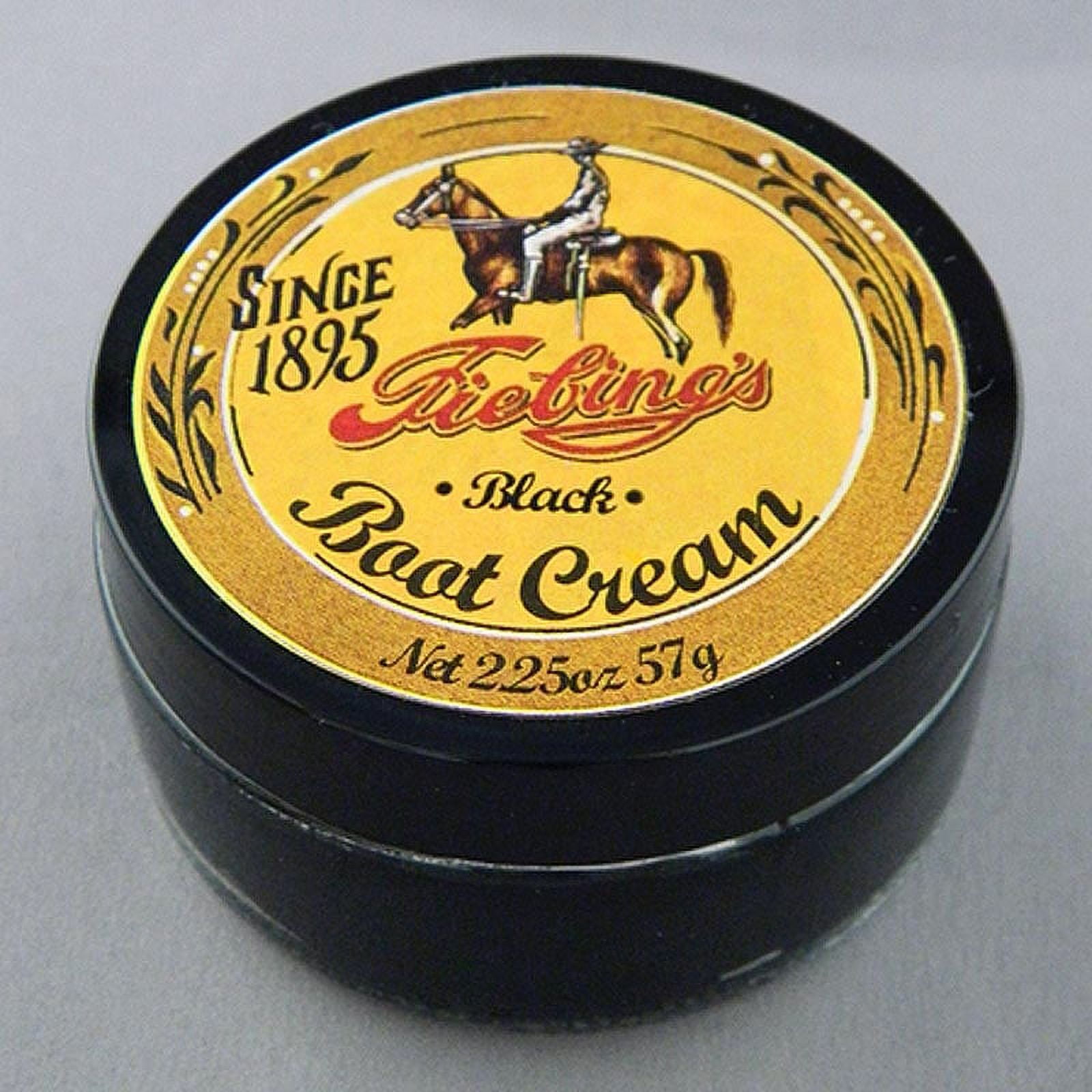Fiebing's Boot Cream Polish 2.25 oz Jar for Smooth Grained Leather ...