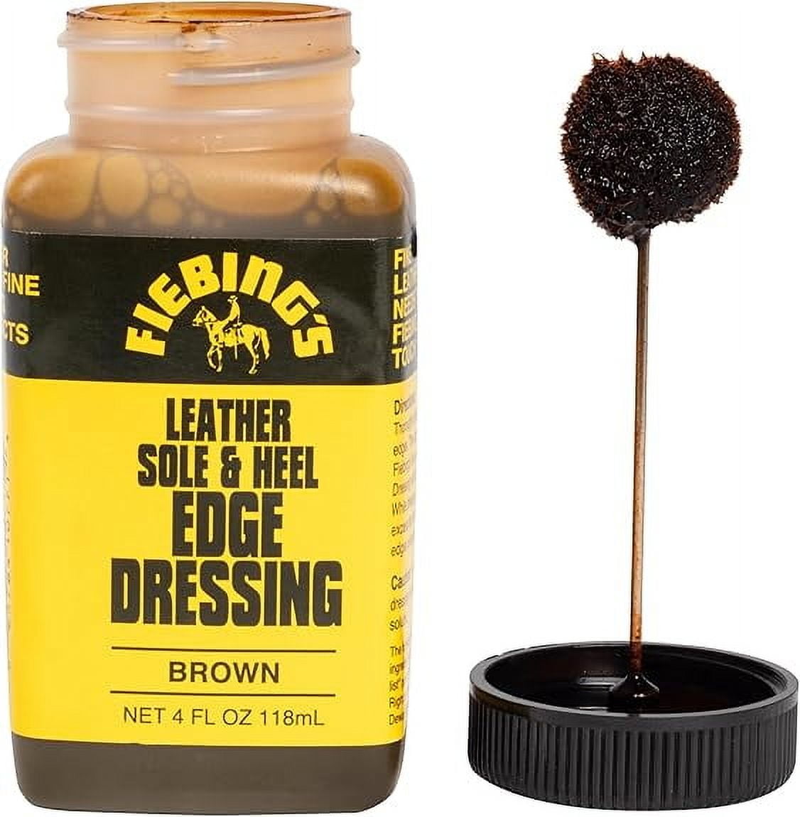 Fiebing's Shoe & Boot Leather Sole & Heel Edge Dressing Liquid Polish ...