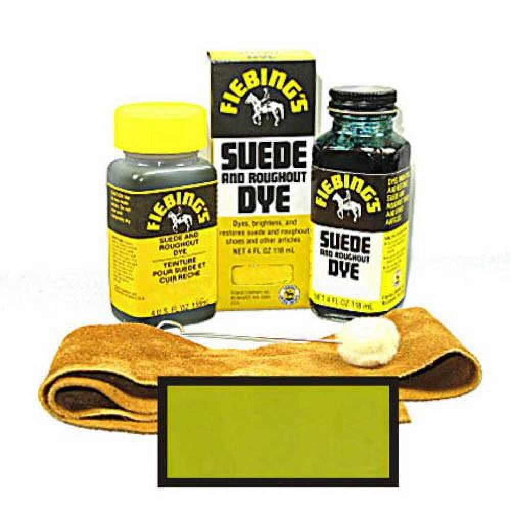 Fiebing's, Leathercraft Suede Dye, 4oz Bottle, Yellow - Walmart.com