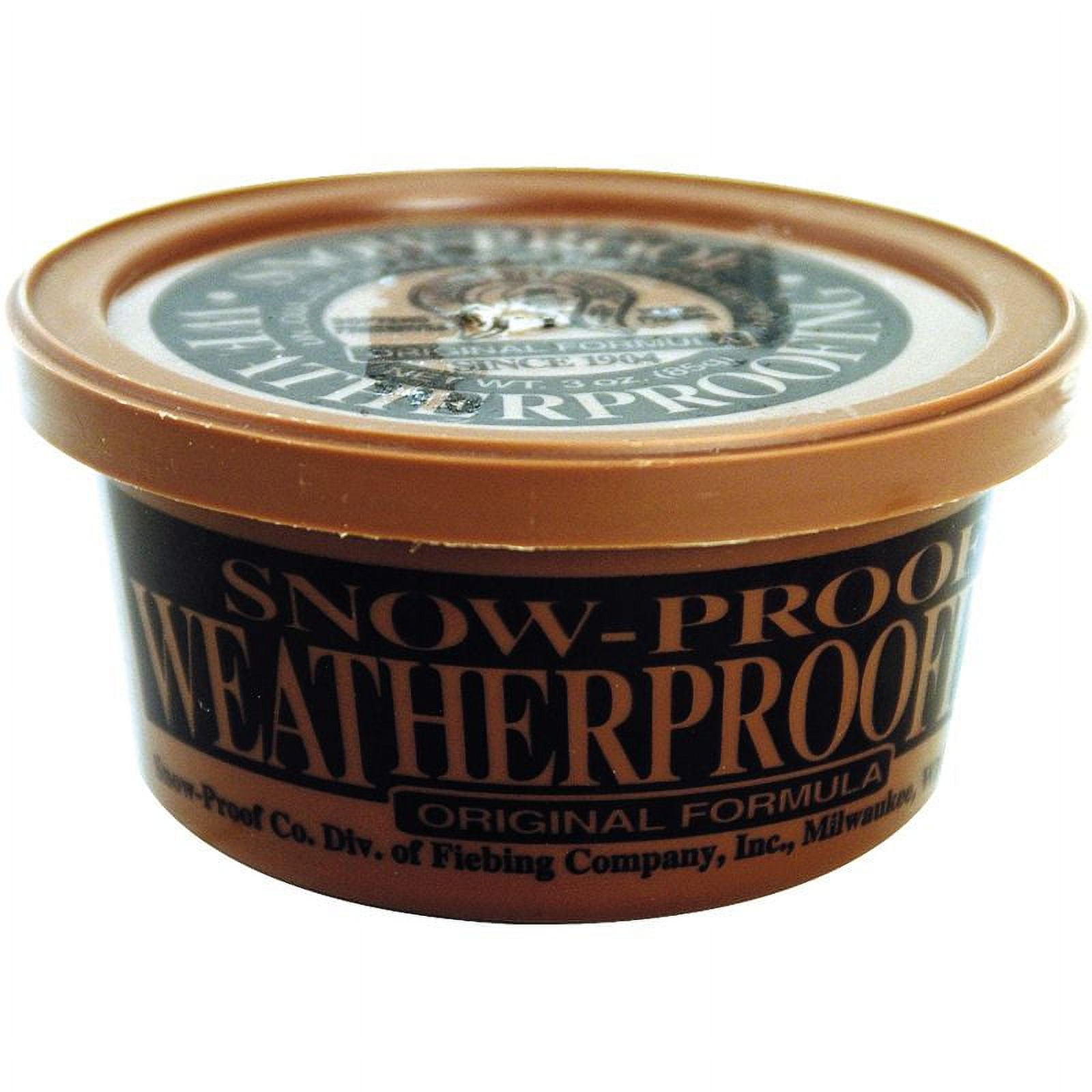 Fiebing Snow-Proof Weatherproofing Paste 3 oz Leather Waterproof ...