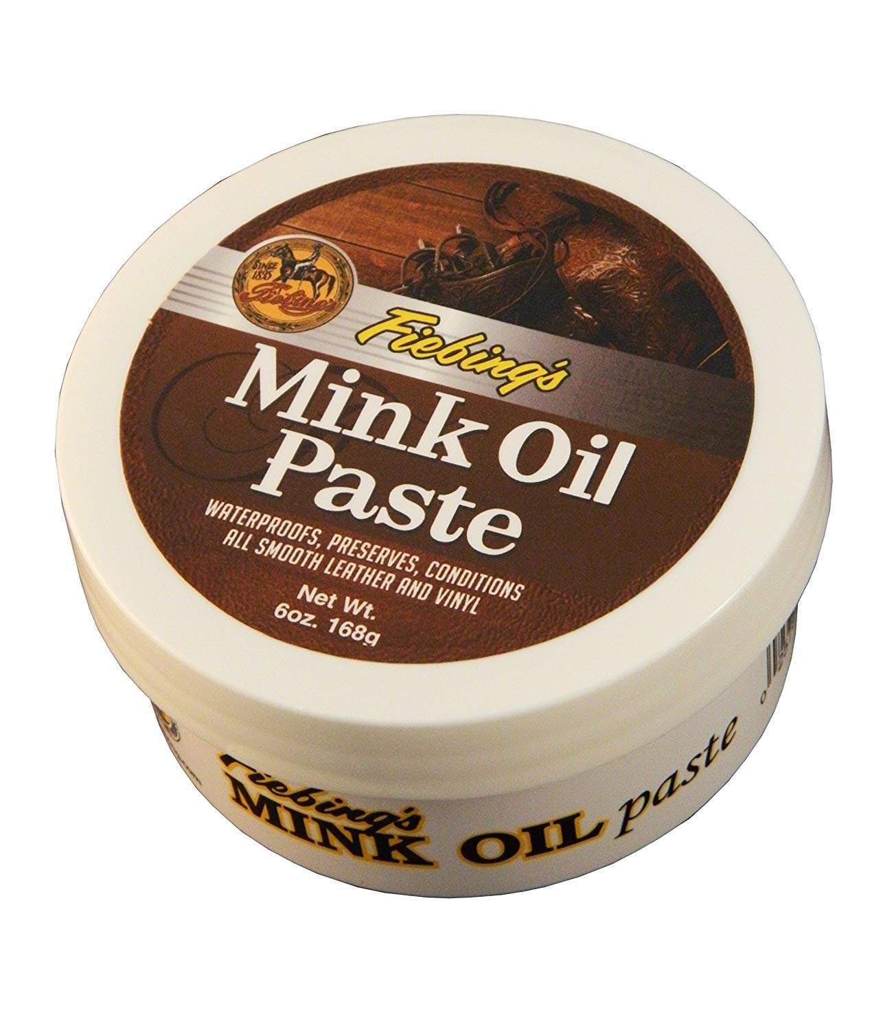 Fiebing's Mink Oil Paste, 6 Oz. - Softens, Preserves and Waterproofs ...