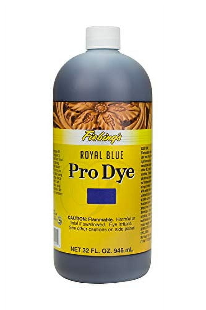 Fiebing's - Pro Dye 32 Oz Royal Blue - Professional Oil Dye for Dyeing ...