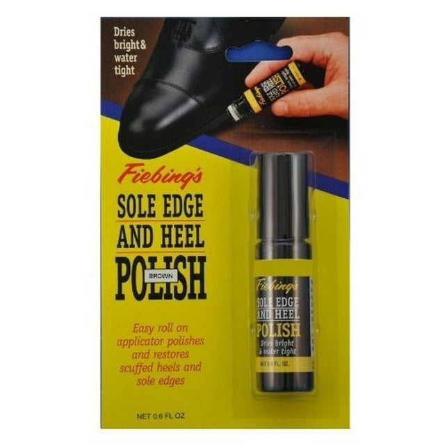 Quick Shoe Repair - Fiebings Sole Edge and Heel Polish, 0.6 Fl Oz ...