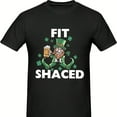Fied S1Hirt, Funnt PatriC1KS Day Uni Graphic , Leprechaun Beer Drinking ...