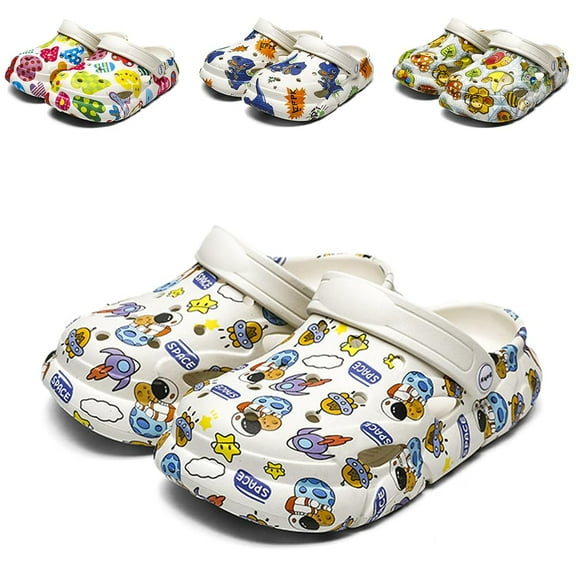 LIUJUNSHOP Kids Toddler Garden Clogs Non Slip Beach Pool Slide Water ...