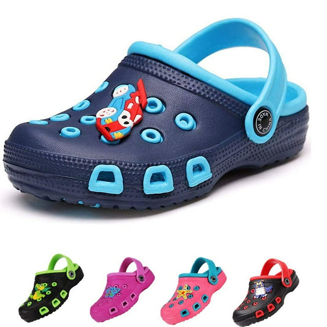 Fiedaz Toddler Kids Cartoon Clogs Lightweight Garden Clogs Boys Girls ...