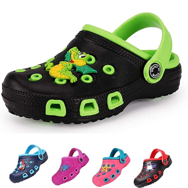 Fiedaz Toddler Kids Cartoon Clogs Lightweight Garden Clogs Boys Girls ...
