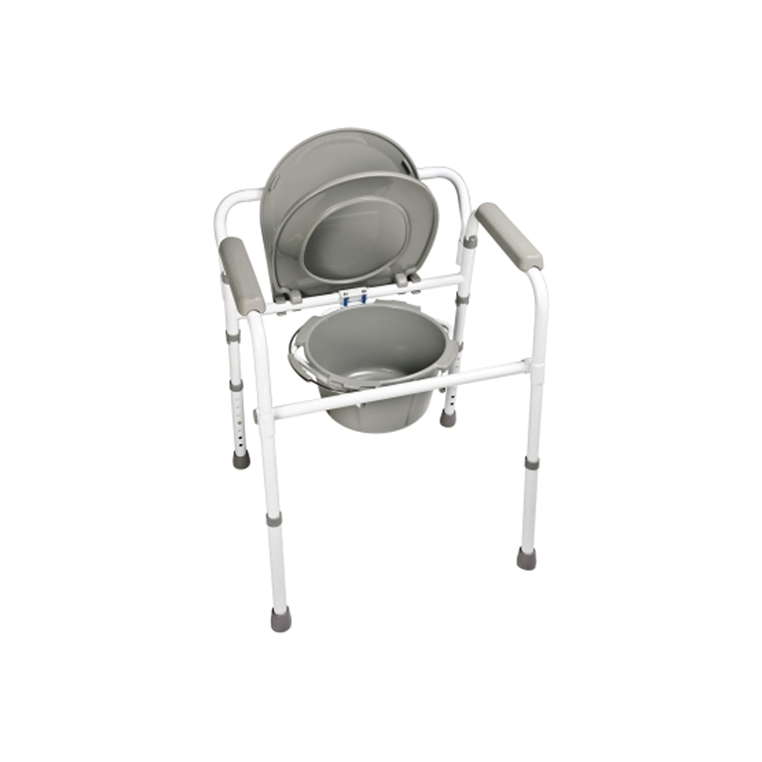 -Field 7108R-1 Lumex 3-in-1 Folding Bedside Commode Chair, Raised ...