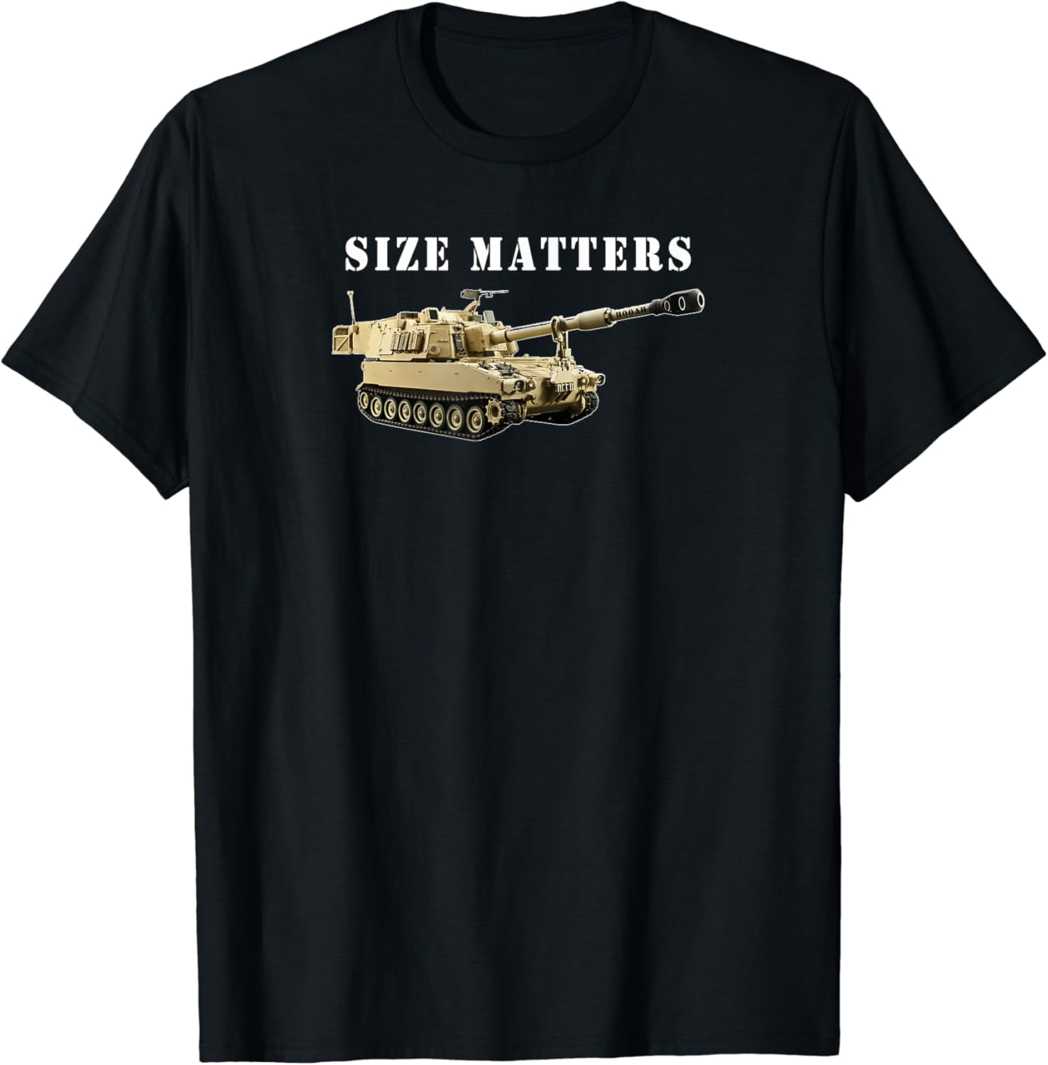 Field Artillery Size Matters M109 Paladin Howitzer Veteran T-Shirt ...