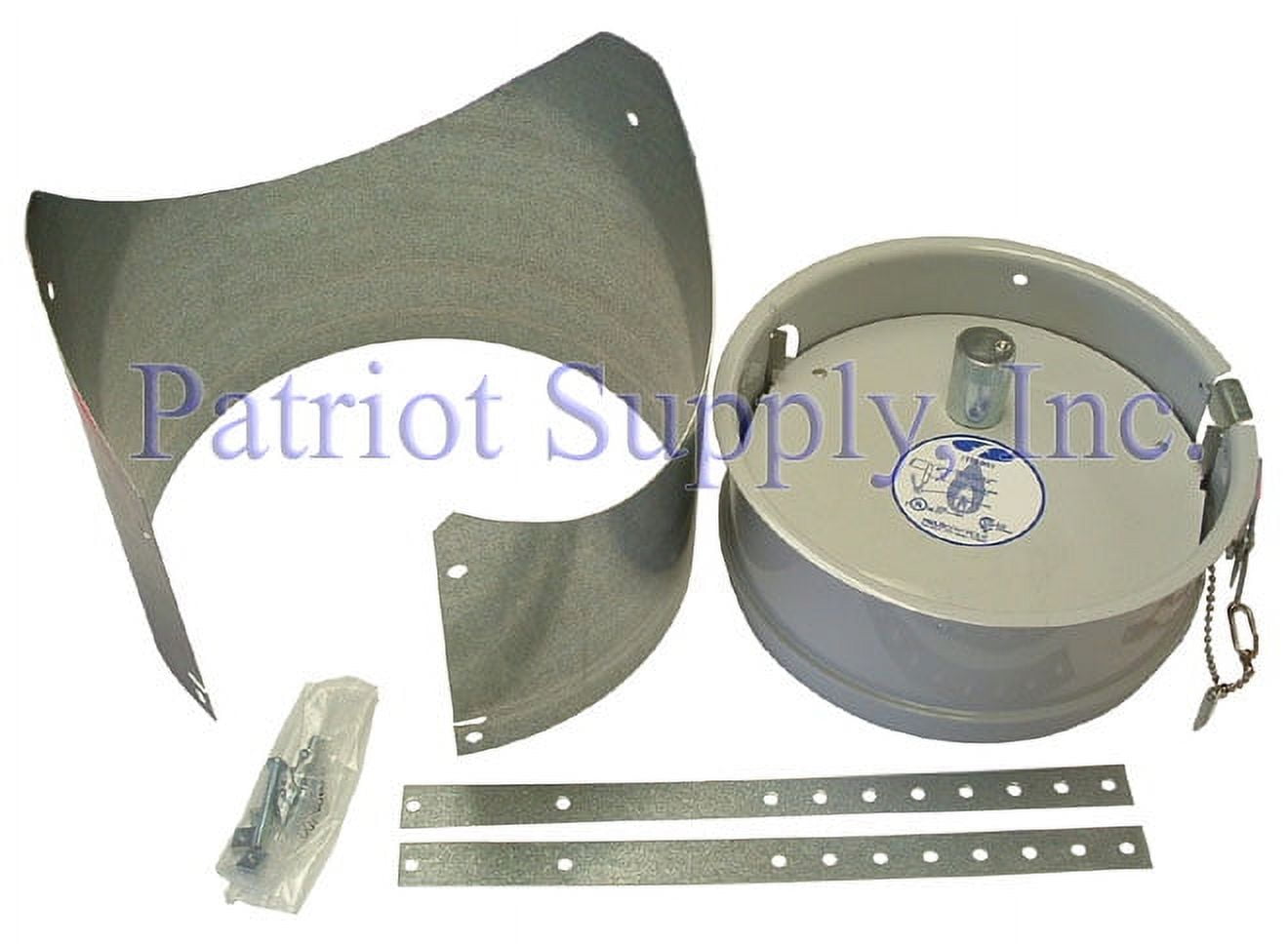 Field Controls 01986501 8MG1 8" MG1 Barometric Draft Control For Gas ...