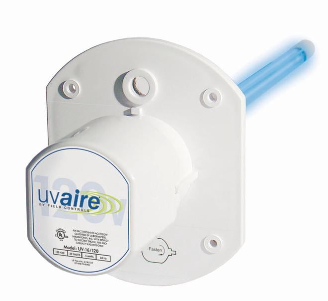 Field Controls 46510800 UV-16/120 UV-Aire 16" In-Duct Air Purifier 120V ...