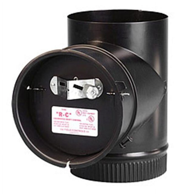 Field Controls Company 8 Inch Barometric Damper With Tee 20-ga ...