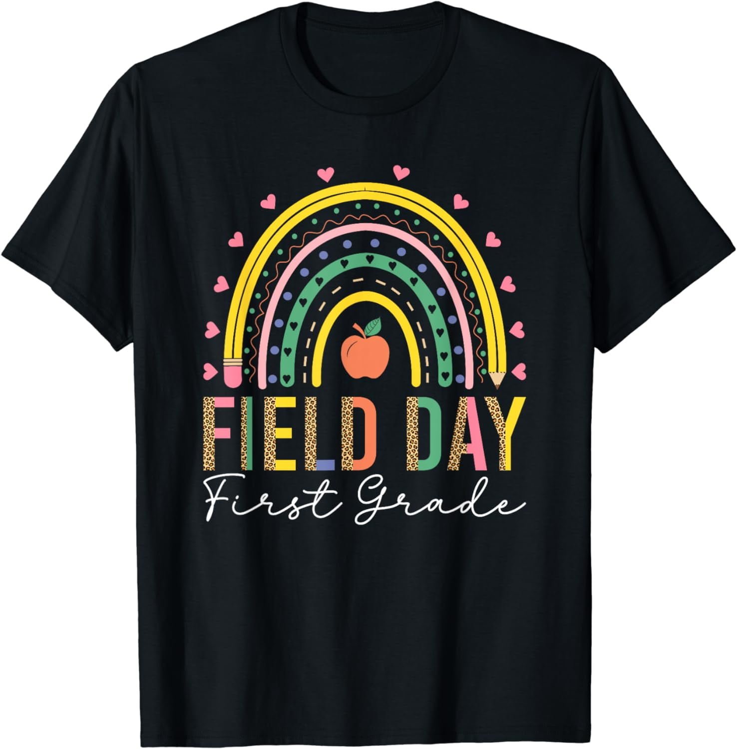 Field Day 2024 First Grade School Teacher Kids 1st grade T-Shirt ...