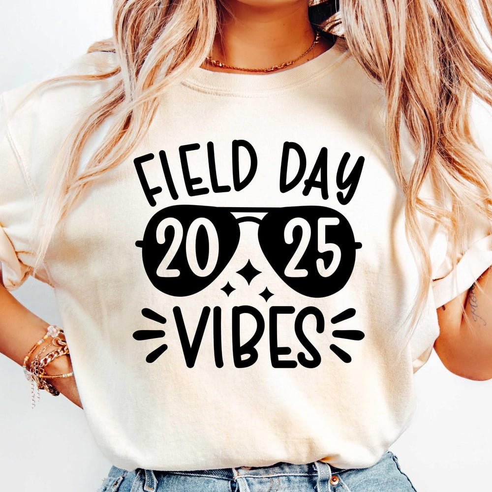 Field Day 2025 Vibes Shirt, Spring Teacher T-Shirt, Schools Field Day Tee, Field Day Vacation ...