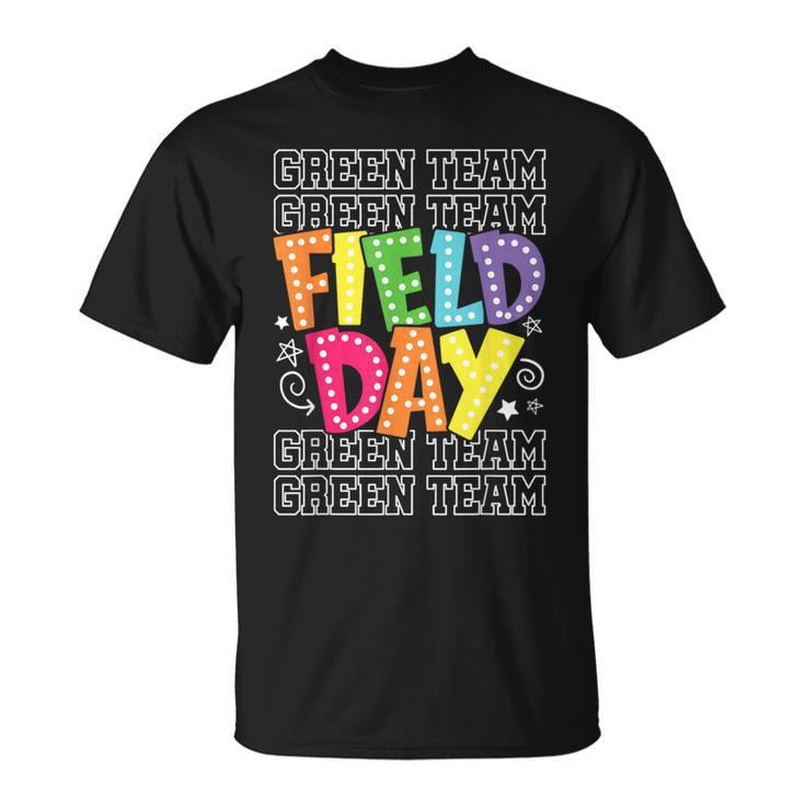 Field Day Green Team Shirt for Kids & Adults – Color War Camp Team T ...
