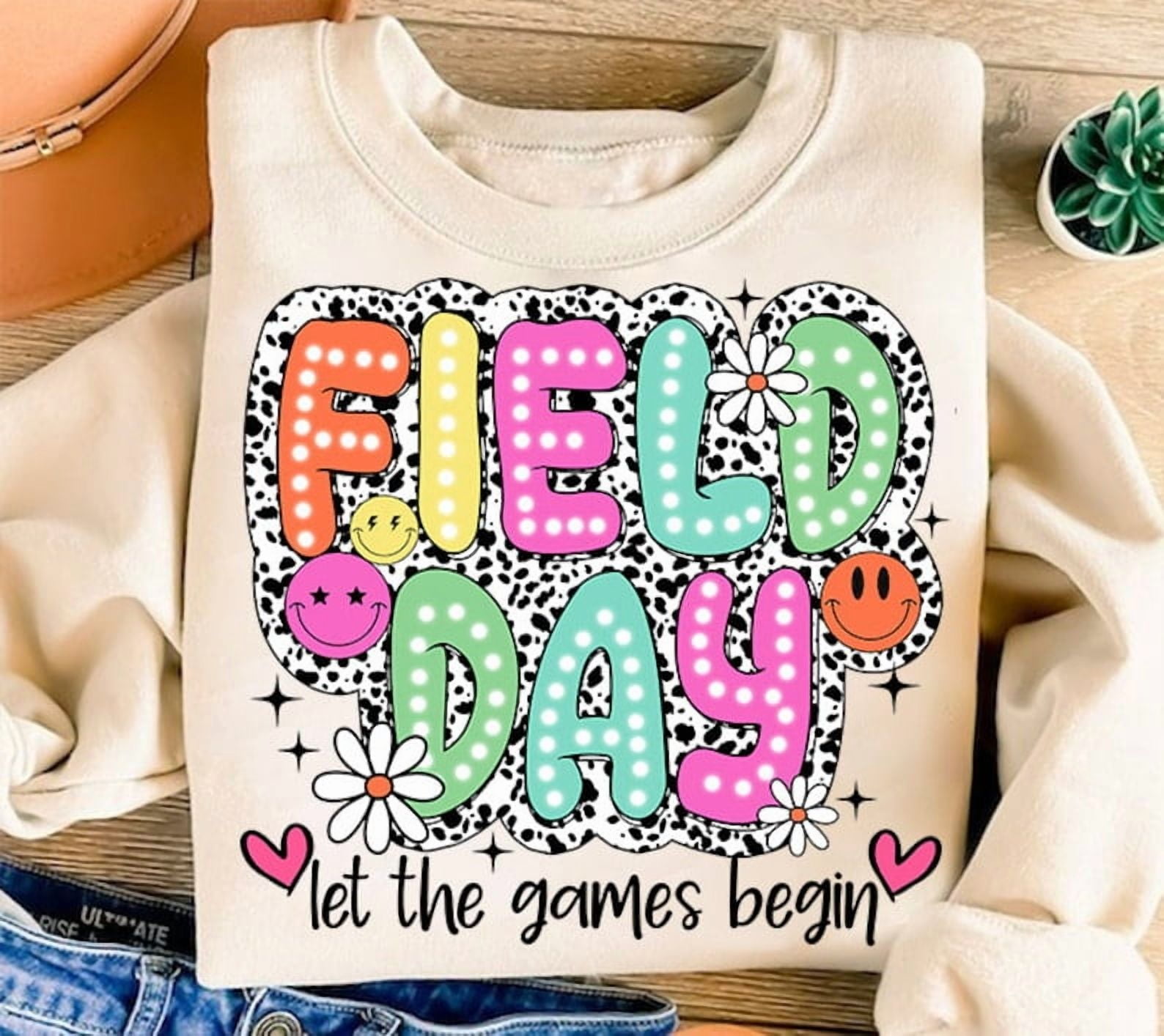 Field Day Let The Games Begin Field Day Dalmatian Dots Field Day Design ...