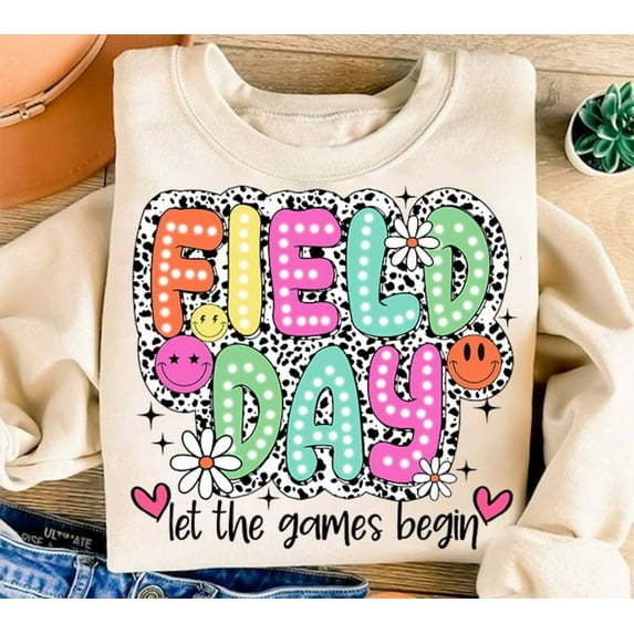 Field Day Let The Games Begin Field Day Dalmatian Dots Field Day Design ...