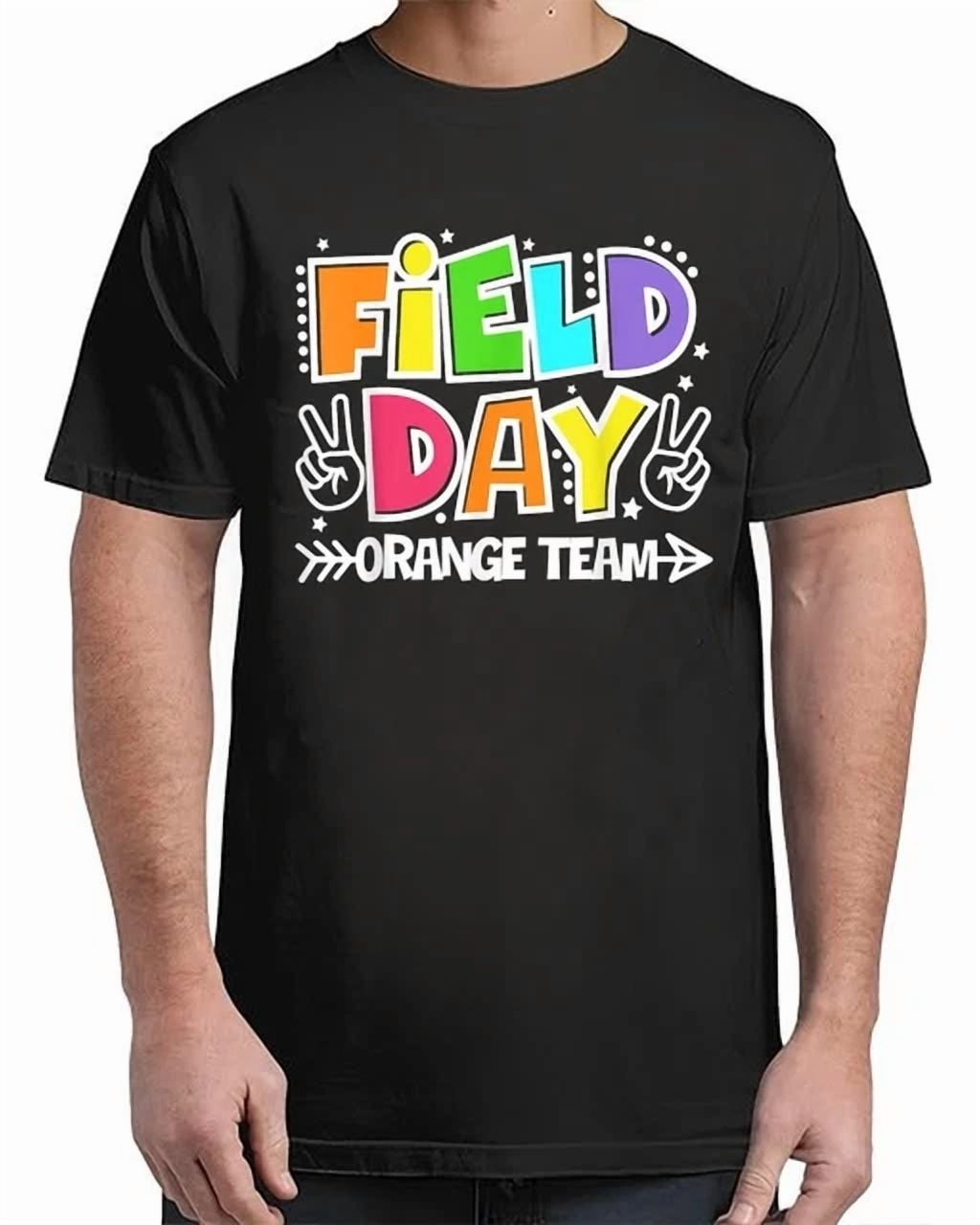 Field Day Orange Team For Teacher Field Day Games Style Unisex S-5Xl T ...