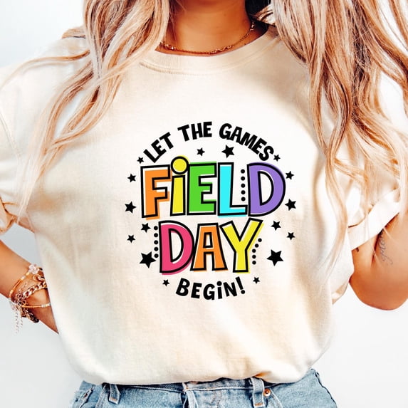 Field Day Shirt Let The Games Begin School Fun Day Tee Teacher Gift For ...