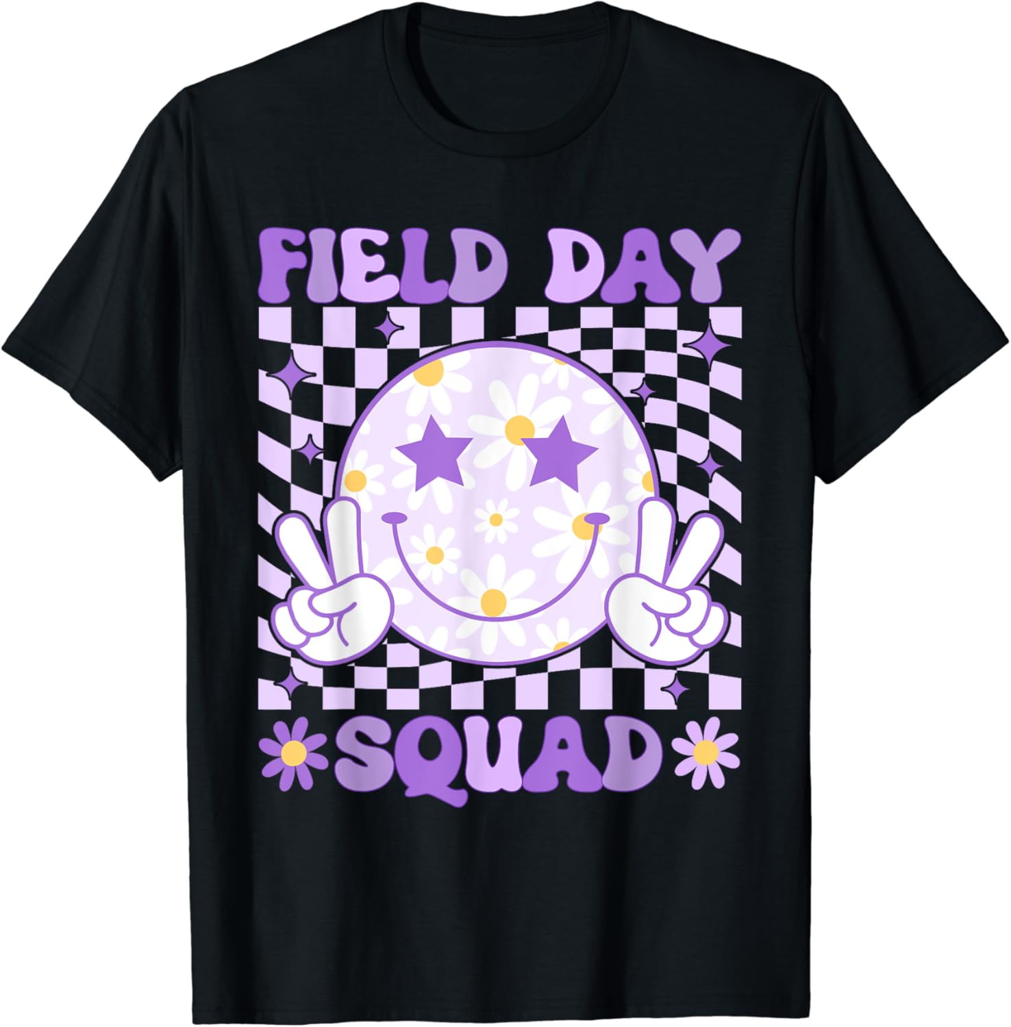 Field Day Teacher Boys Girls Kids Student Field Day Flower T-Shirt ...