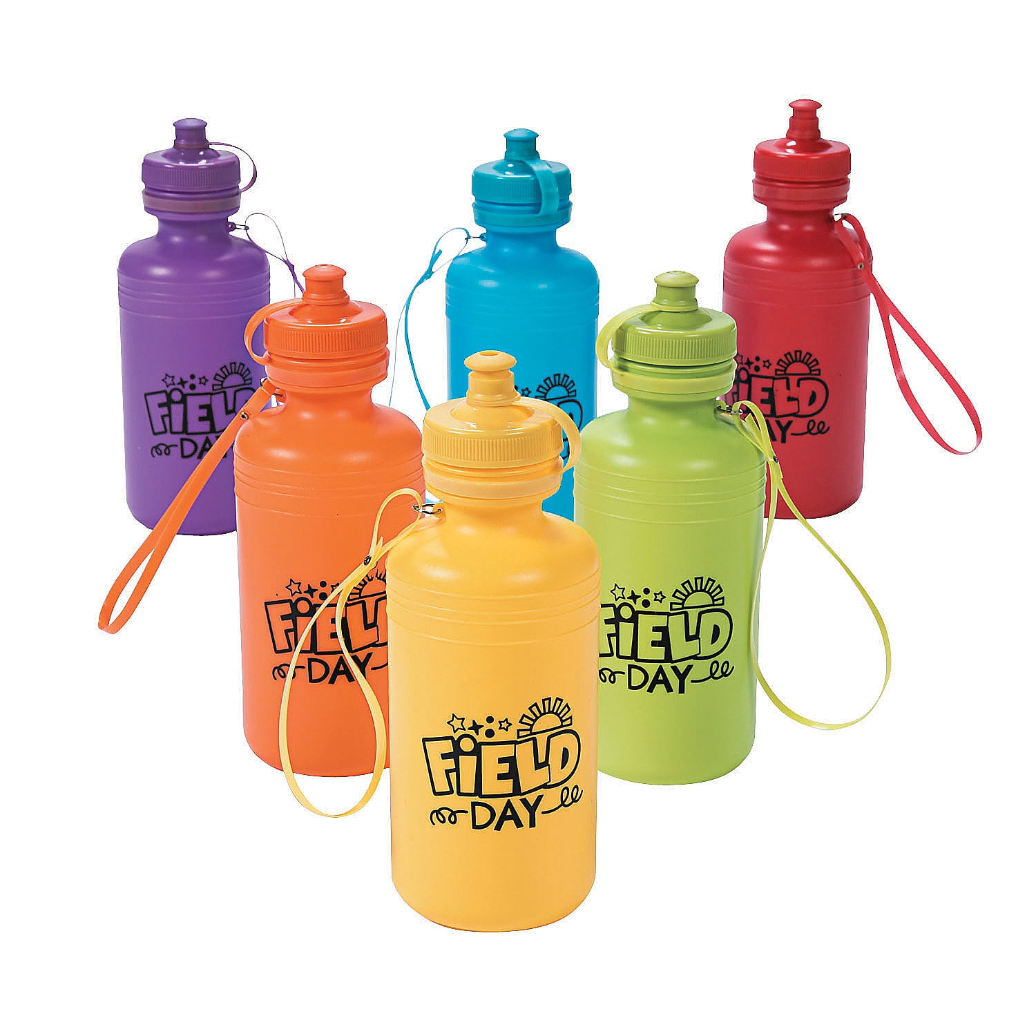 Field Day Water Bottles - Party Supplies - 12 Pieces - Walmart.com