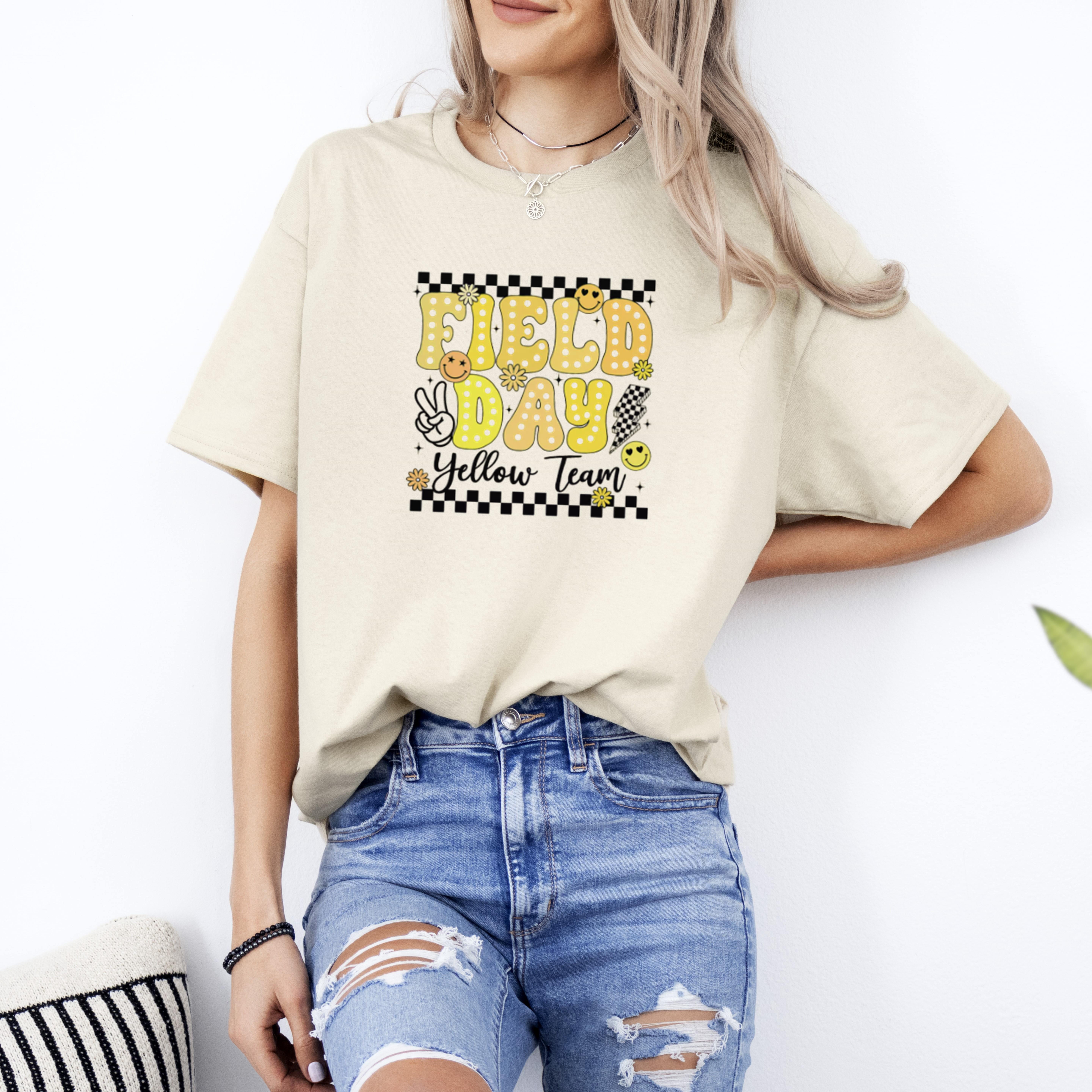 Field Day Yellow Team Field Trip Competition Student Tee, for men ...