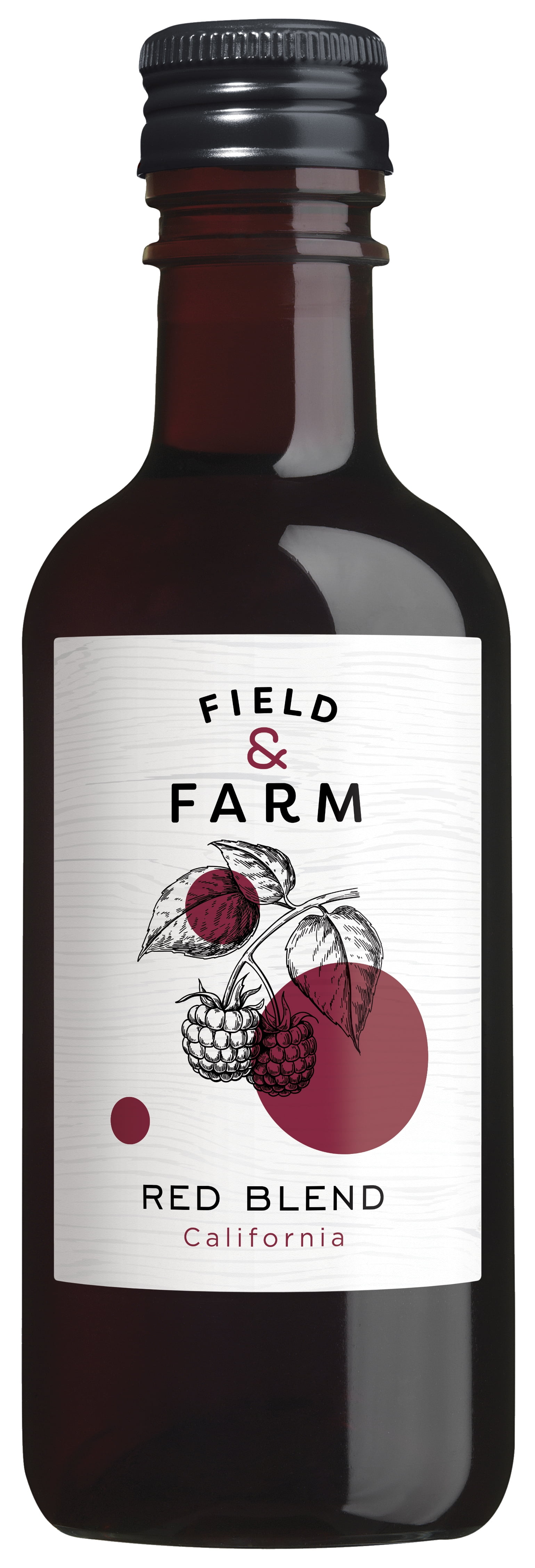 Field & Farm California Red Blend Wine, 187 ml Plastic Bottle, 13.5% ...