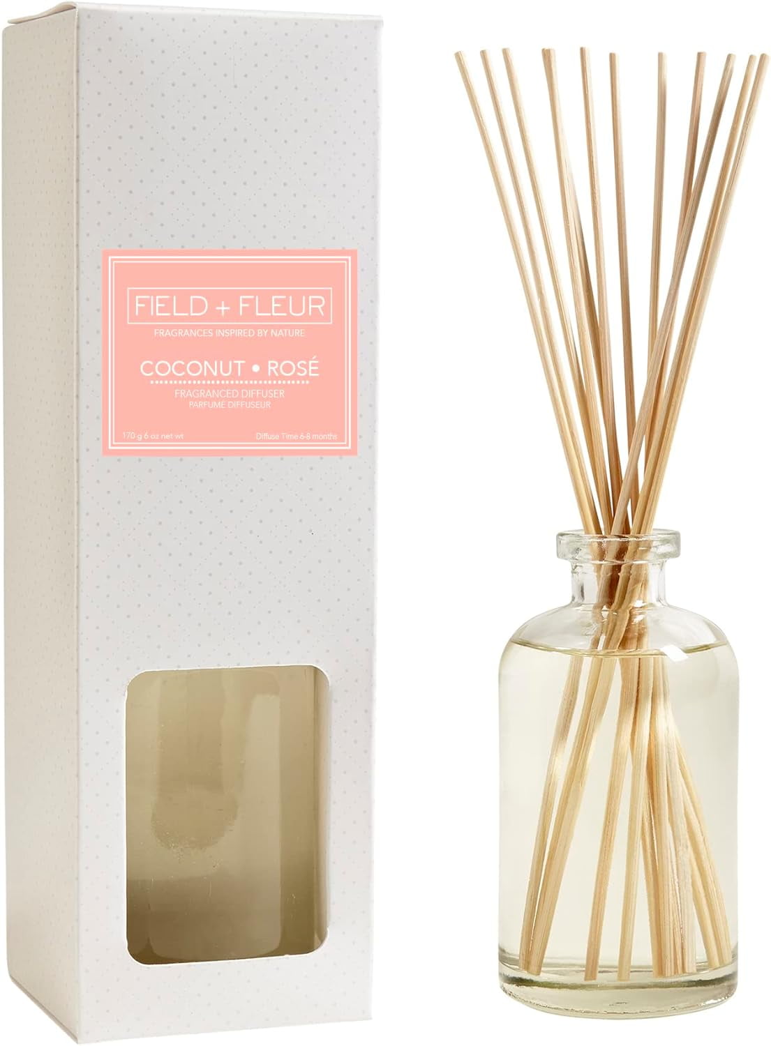 Field + Fleur by Hillhouse Naturals Reed Diffuser - Scented Reed ...