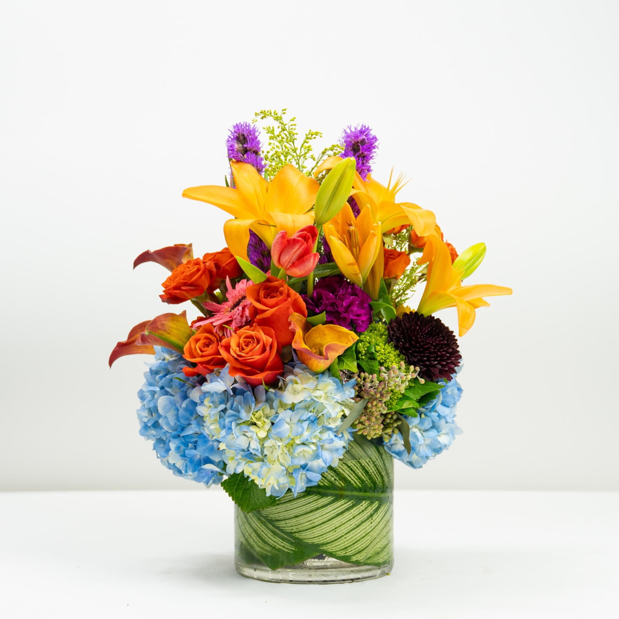 Field of Flowers - Garden Cylinder - Card Message: Optional, Elp(don't ...