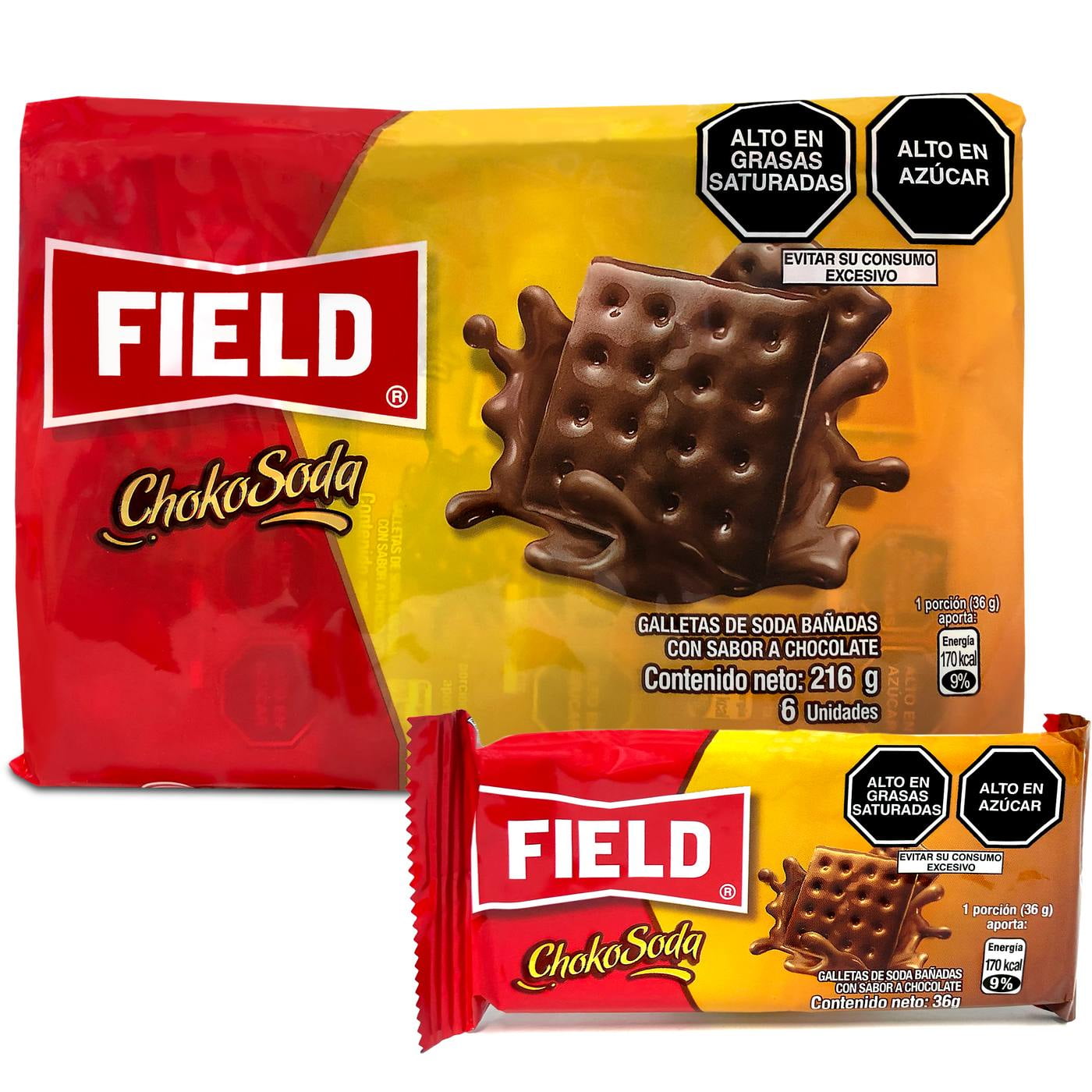 Field Galletas Chokosoda | Peruvian cookies chocosoda 6 units - Walmart.com