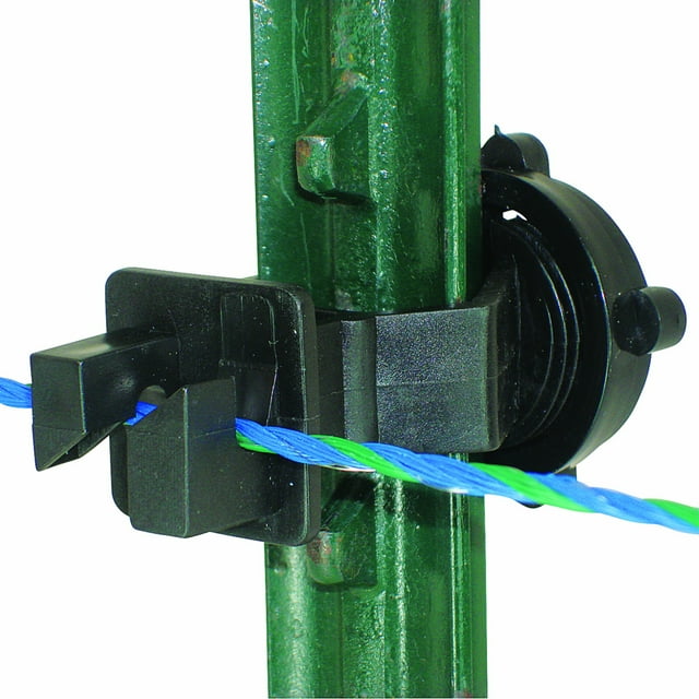 Field Guardian 102170 T Post W Style Insulator - Polywire & Wire- Black ...