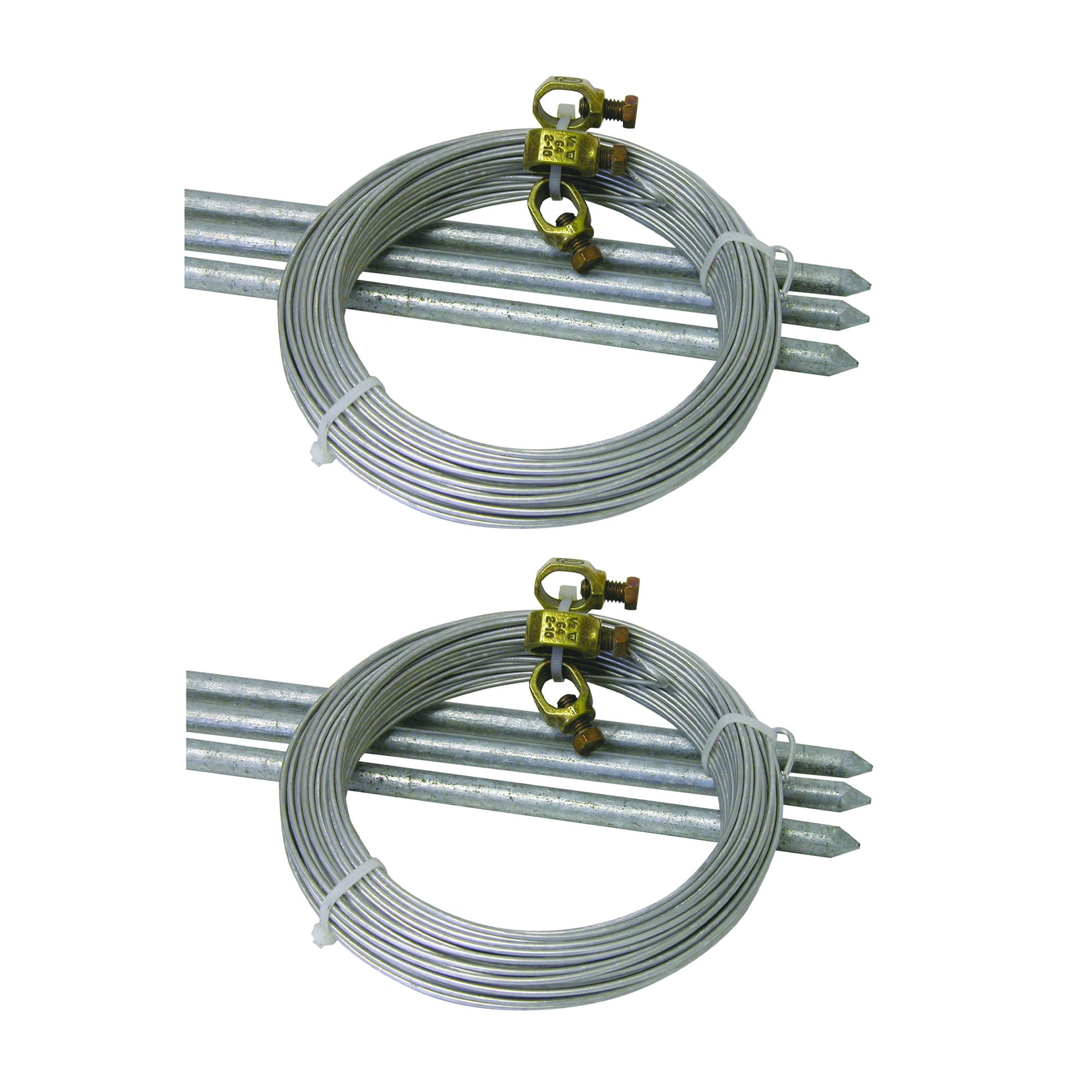 Field Guardian Conductive Galvanized Steel Complete Grounding Kit (2 ...