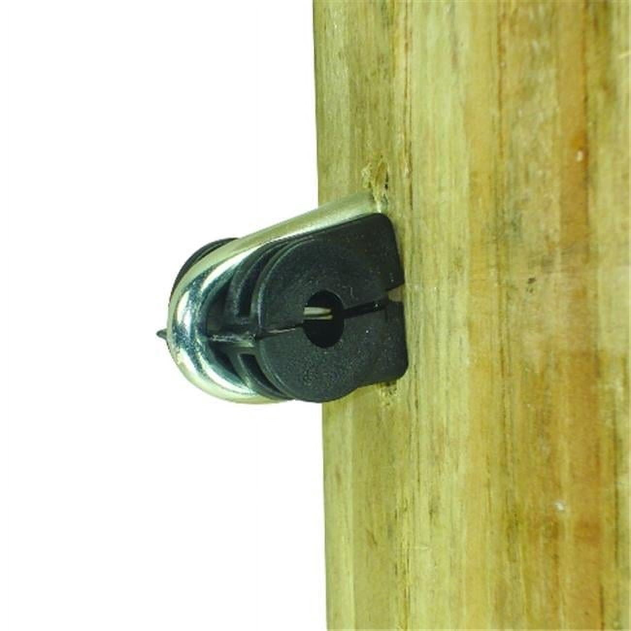 Field Guardian Wood Post Staple on Clamp Insulator Wire, Black ...