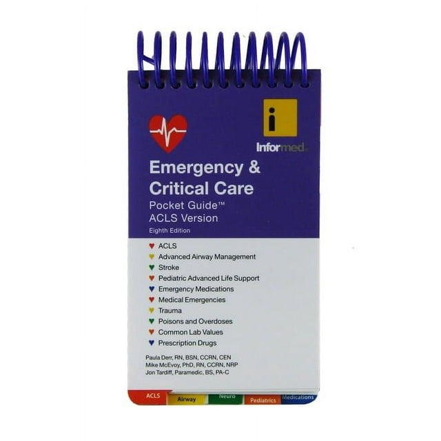 Field Guide: InforMed Emergency & Critical Care Pocket Guide, 8th Edition - Walmart.com