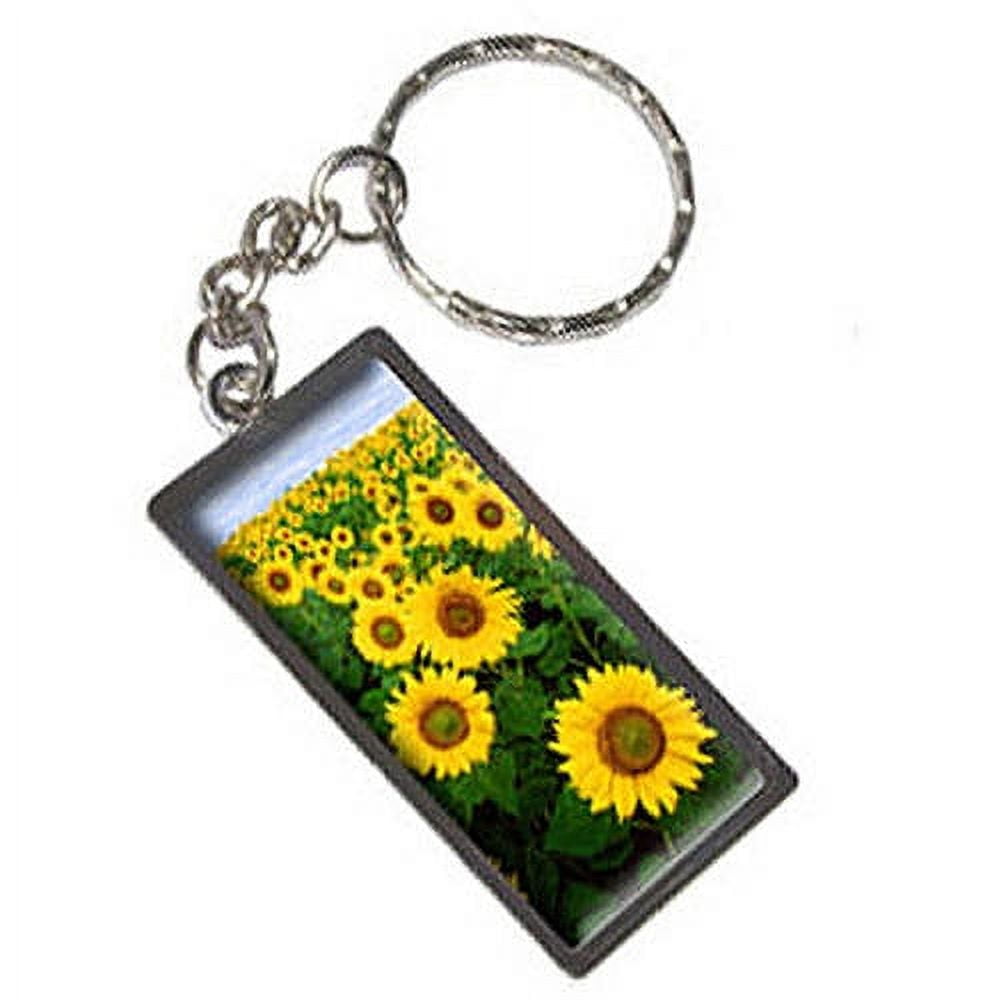 Field Of Sunflowers Keychain Key Chain Ring - Walmart.com